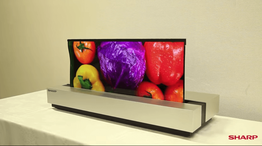 לא רק LG: חברת SHARP חשפה טלוויזיה עם מסך מתקפל - ג'ירפה