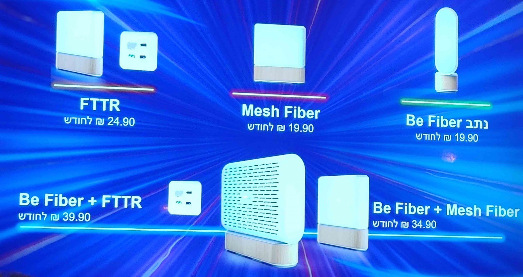 בזק משיקה קצב גלישה של עד 2.5 גיגה ואפשרות FTTR להתקנת 2 סיבים אופטים ...